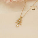 18K Gold Christmas Tree Necklace - Wishing Tree – TDC Jewellery